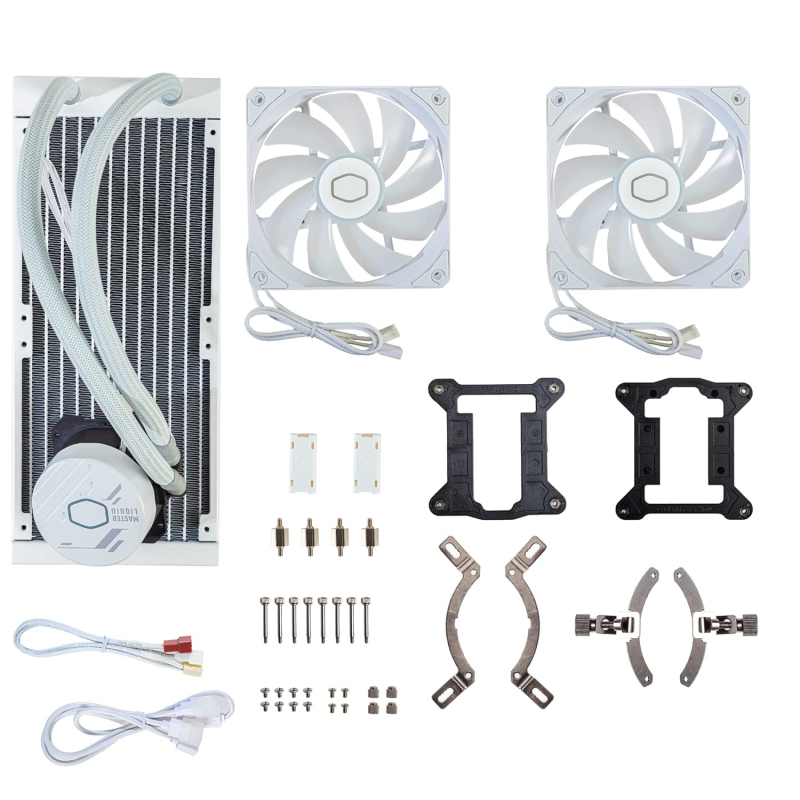 Cooler Master MasterLiquid 240L Core ARGB White | Mtech Cooler Master MasterLiquid 240L Core ARGB White | Mtech